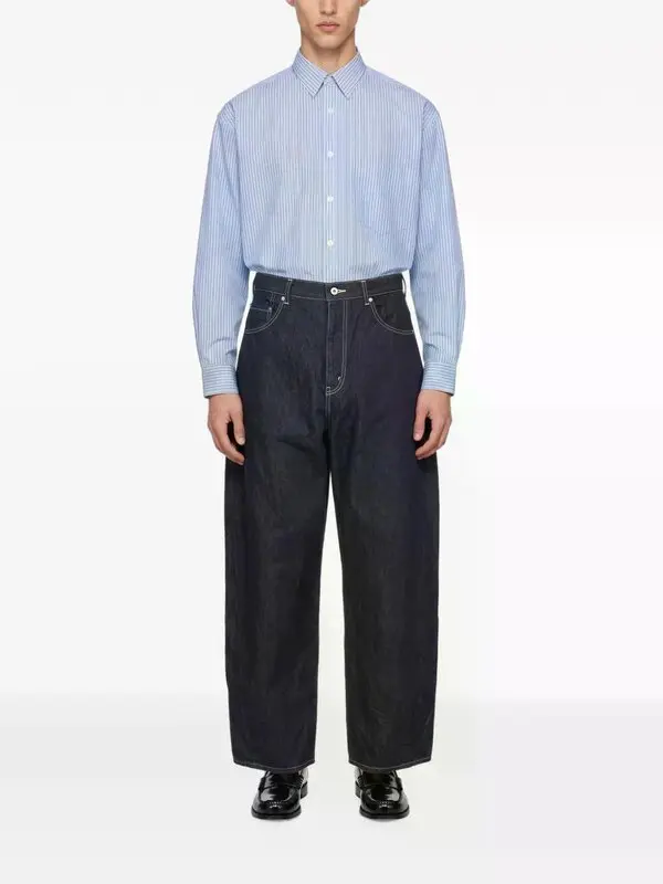 Comme Des Garçons Contrast-stitch Jeans