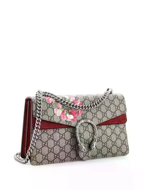 Gucci Dionysus Bag Blooms Print Gg Coated Canvas Small Shoulder Bag