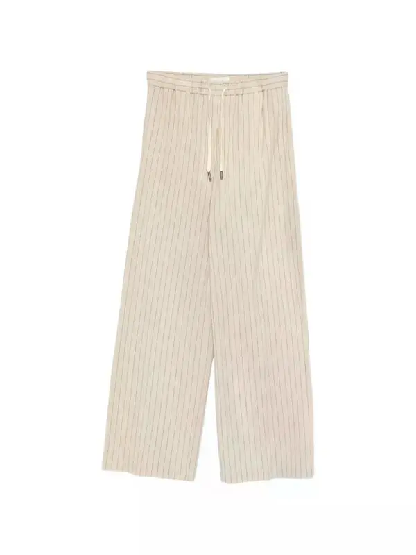 CIRCOLO 1901 Pinstripe Drawstring-waist Trousers