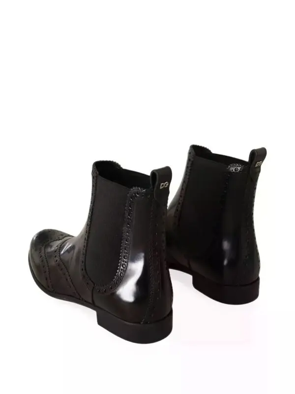 Dolce & Gabbana Brogue-detail Chelsea Boots
