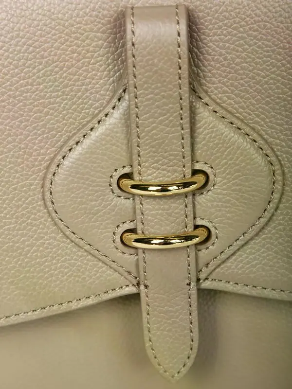 COCCINELLE Grainy-leather Shoulder Bag - Neutrals