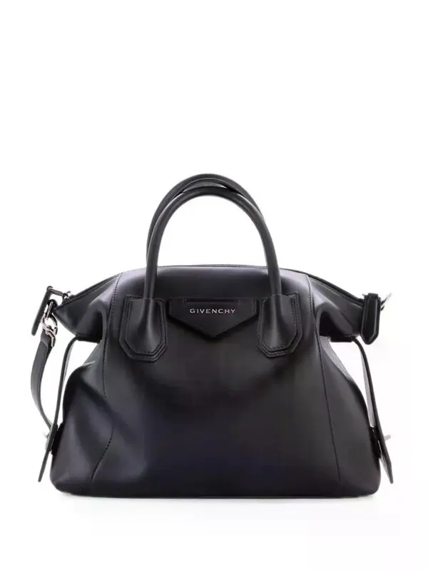 Givenchy Antigona Soft Bag Leather Small Satchel - Black