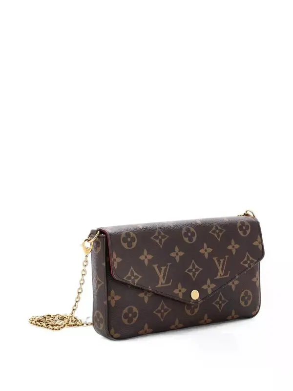 LOUIS VUITTON Felicie Pochette Monogram Canvas Crossbody Bag