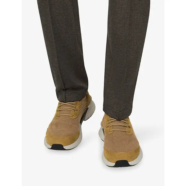 Boggi Milano Willow Woven Knit Trainers