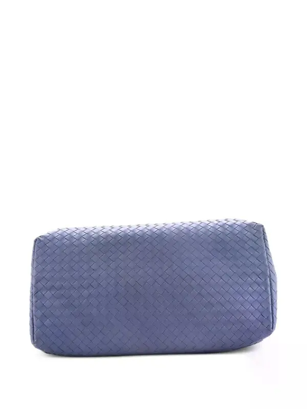 Bottega Veneta Roma Bag Intrecciato Nappa Medium Tote Bag - Blue