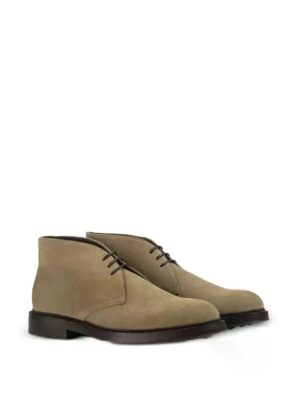 DOUCAL'S Lace-up Suede Desert Boots