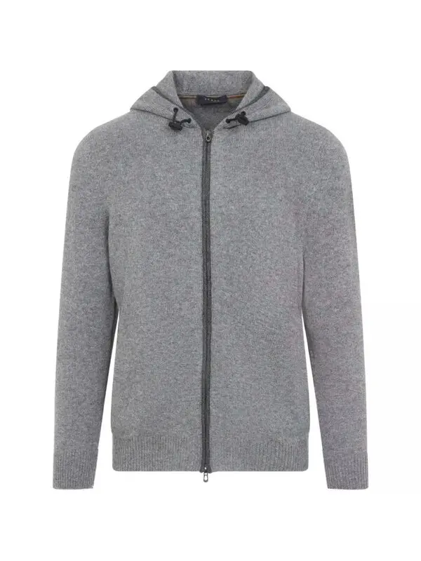 Sease Waythree Drawstring-hood Cardigan