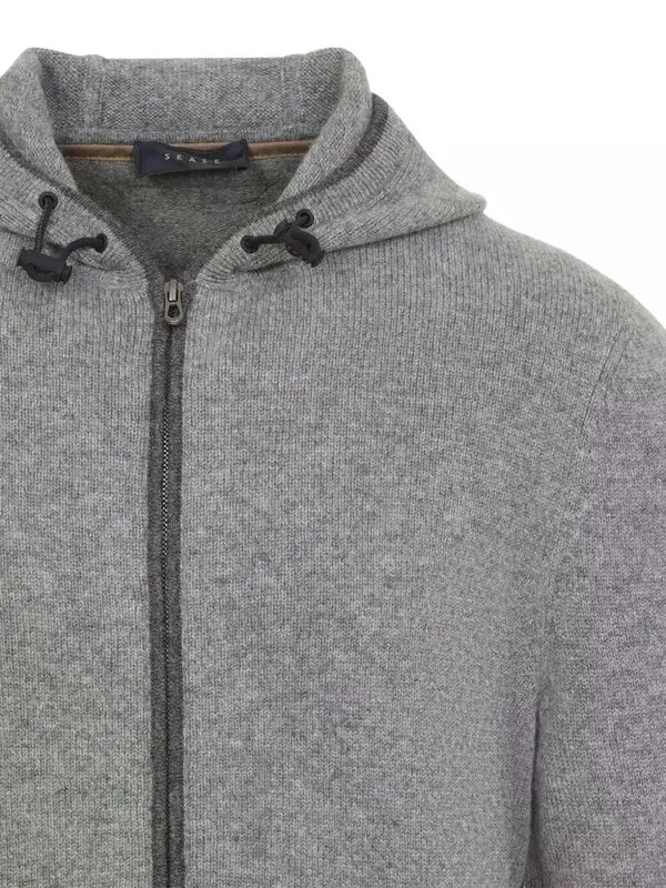 Sease Waythree Drawstring-hood Cardigan
