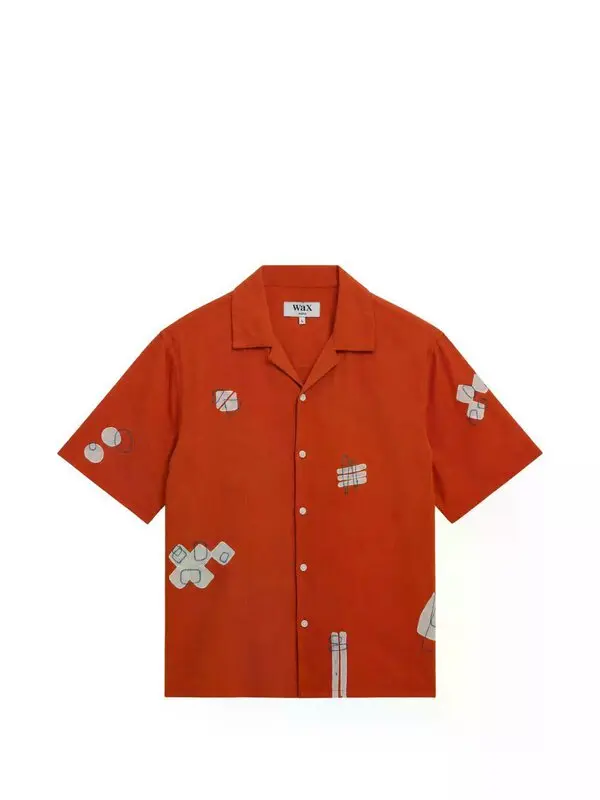 WAX LONDON Didcot Abstract-print Shirt