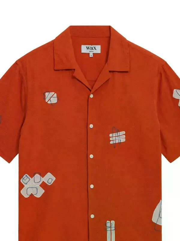 WAX LONDON Didcot Abstract-print Shirt
