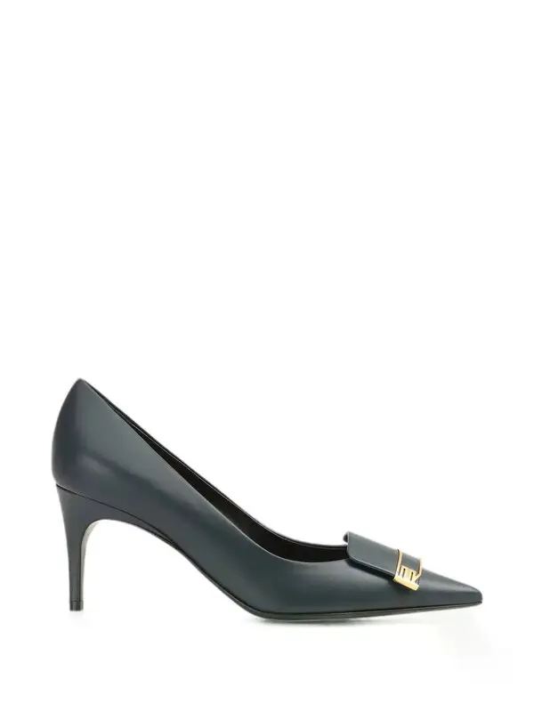 SERGIO ROSSI Sr Evolv Logo-plaque Pumps
