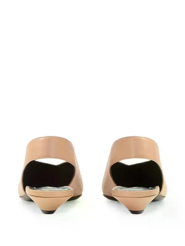 SERGIO ROSSI Beak Slingback Sandals
