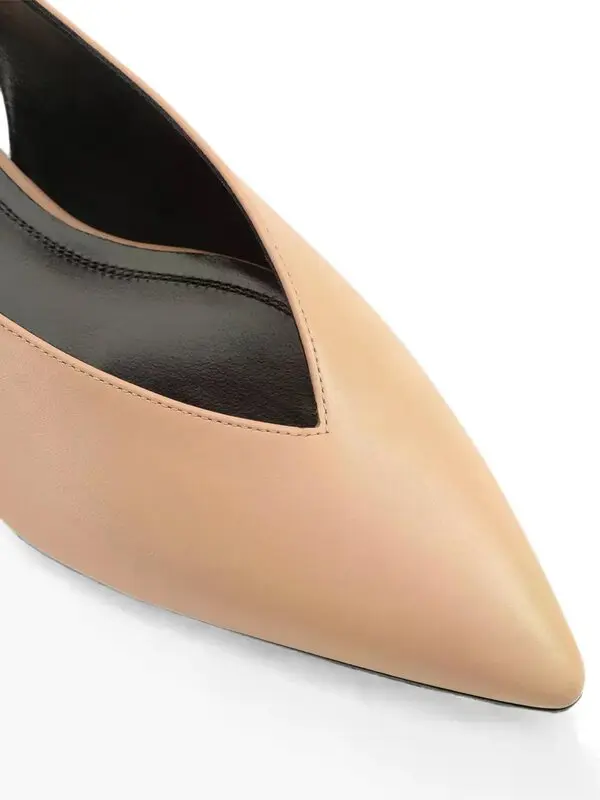 SERGIO ROSSI Beak Slingback Sandals