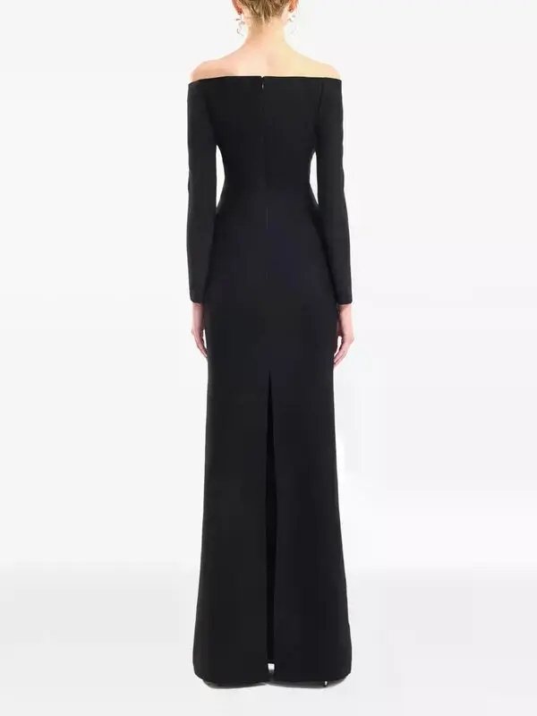 GEMY MAALOUF Beaded Off-shoulder Dress