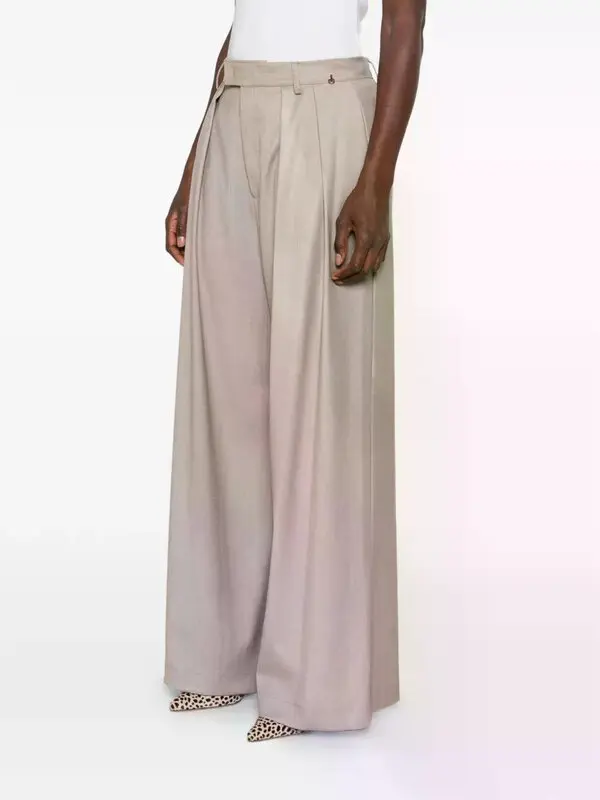 PHILIA LOFT Pleated Wide-leg Palazzo Pants