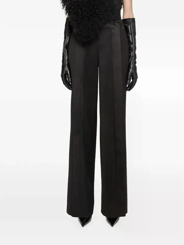 NISSA Wool Blend Straight-leg Pants