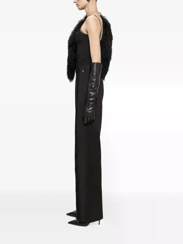 NISSA Wool Blend Straight-leg Pants