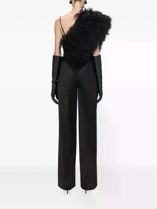 NISSA Wool Blend Straight-leg Pants