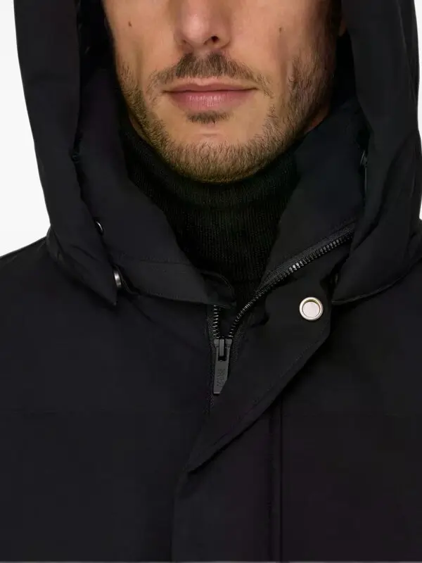 Boggi Milano Parka In Technical Fabric Padded With Goose Down