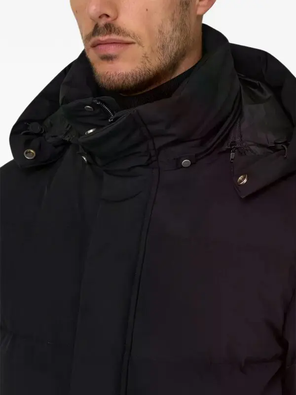 Boggi Milano Parka In Technical Fabric Padded With Goose Down