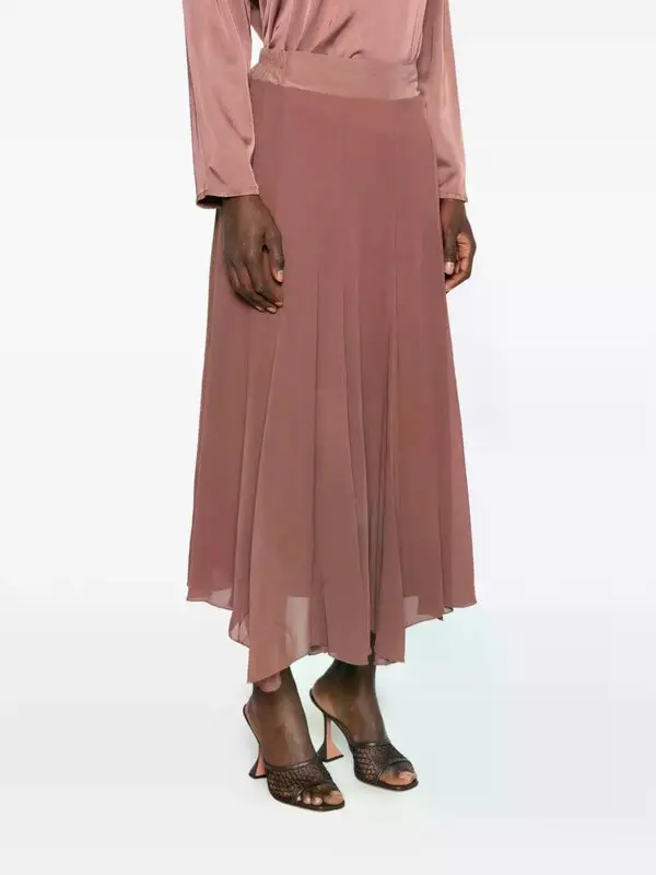 PHILIA LOFT Elasticated-waistband Asymmetric Skirt