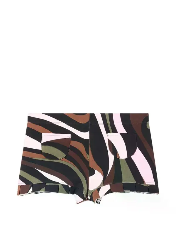 Emilio Pucci Marmo-print Jersey Shorts
