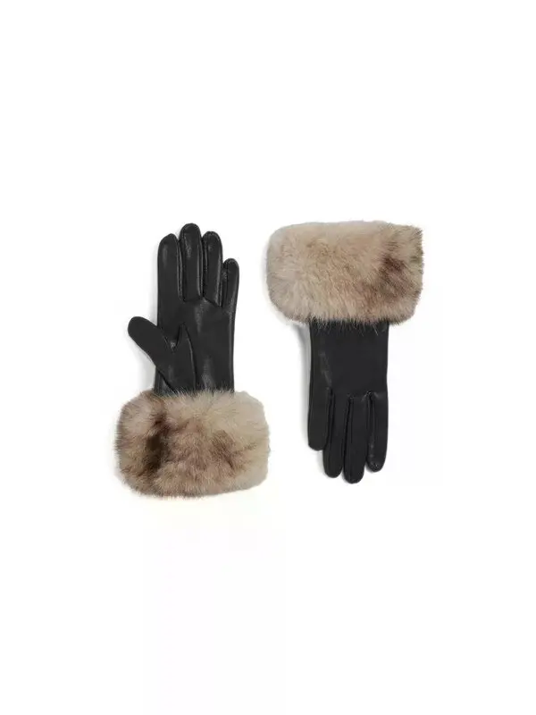Apparis Betty Faux-fur Trim Gloves