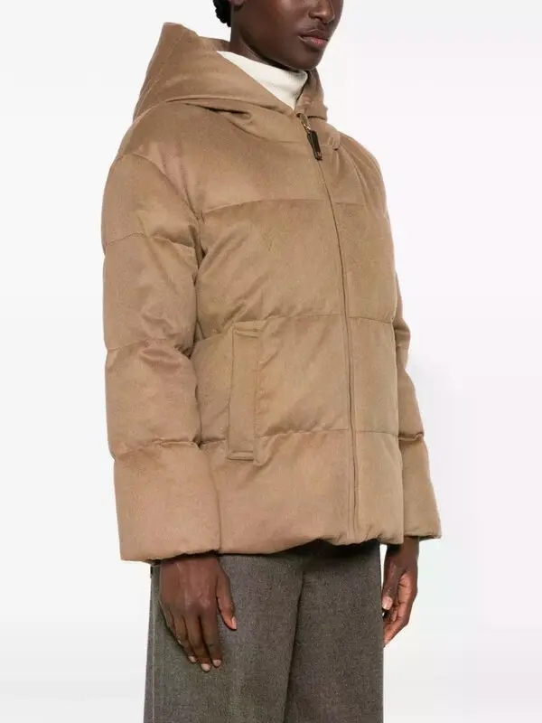 Max Mara Hooded Quilted Jacket