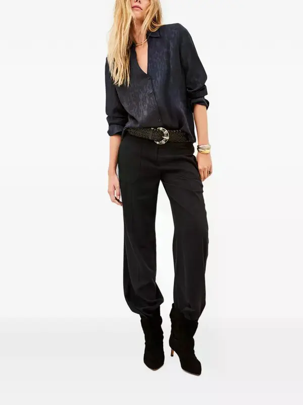 Ba&sh Hetsey Jacquard-effect Shirt