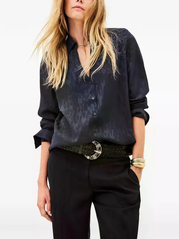 Ba&sh Hetsey Jacquard-effect Shirt