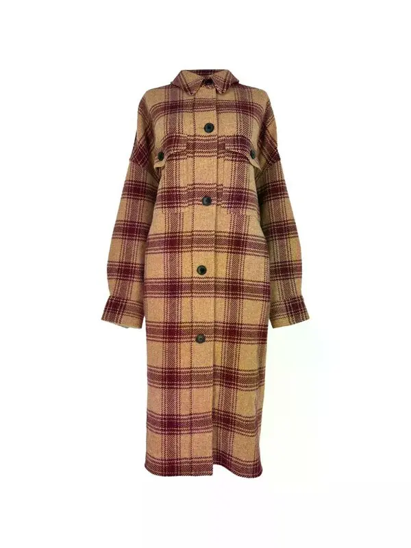 ISABEL MARANT VINTAGE Checked Fontiali Coat