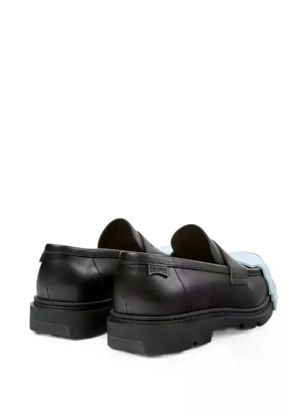 Camper Junction Leather Loafers - Black