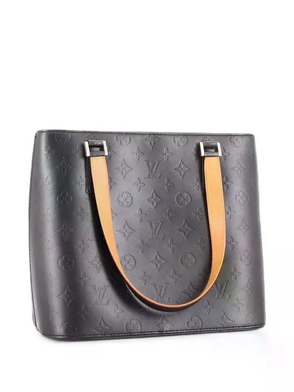 LOUIS VUITTON Mat Stockton Handbag Monogram Vernis Tote Bag