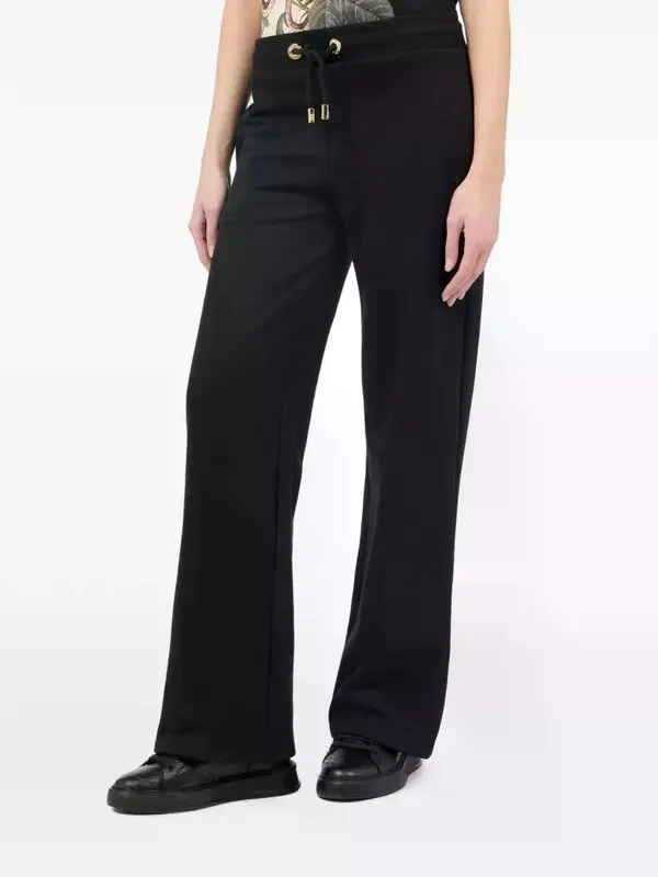 Roberto Cavalli Drawstring-waist Wide-leg Track Pants