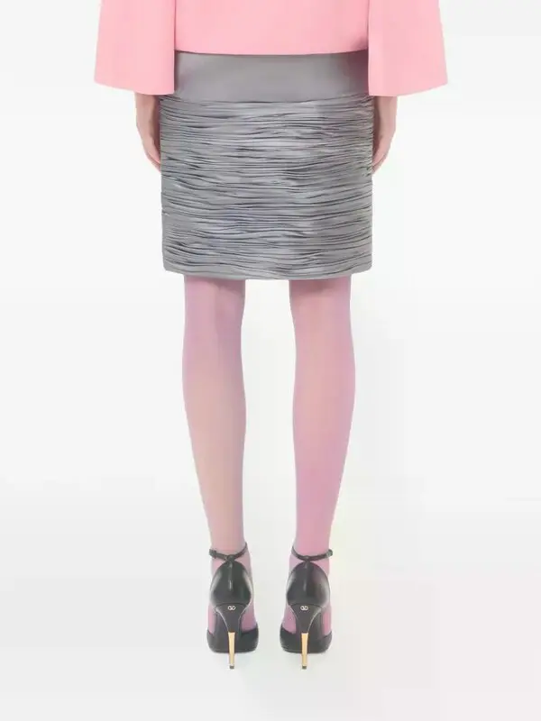 Valentino Garavani Cady Satin Mini Skirt