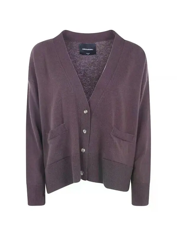 Laboratorio Capri V-neck Patch-pocket Cardigan