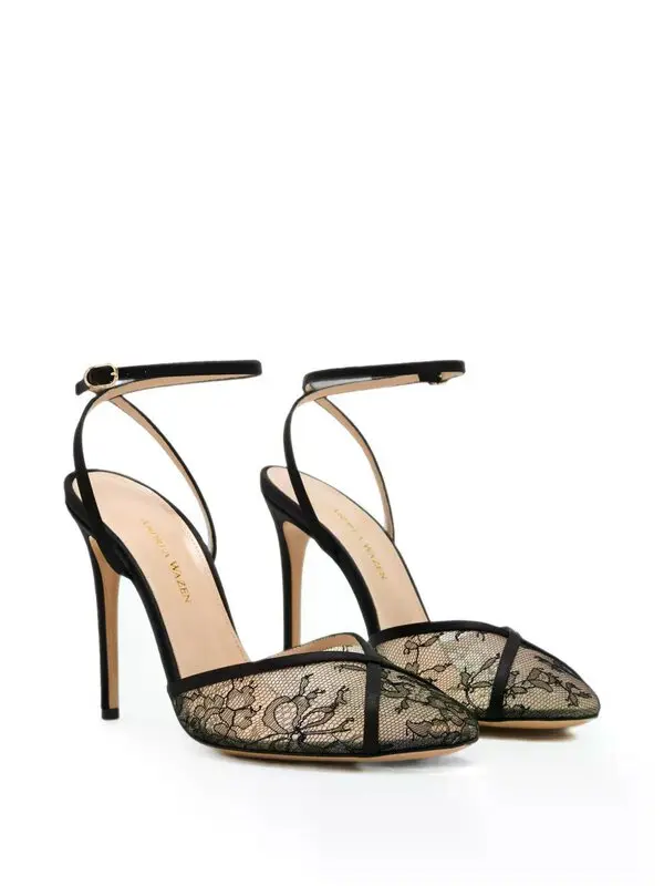 ANDREA WAZEN Sienna Lace Pumps