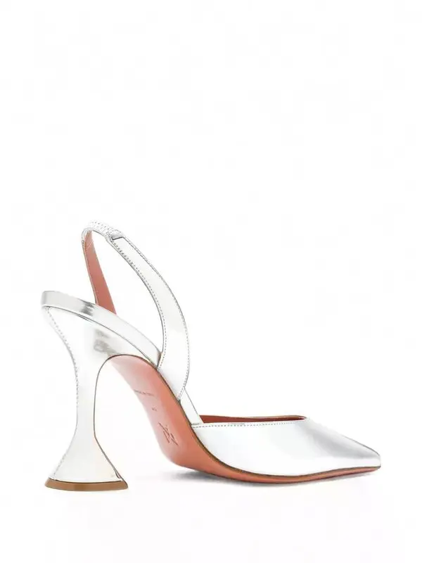 Amina Muaddi Holli Slingback Pumps