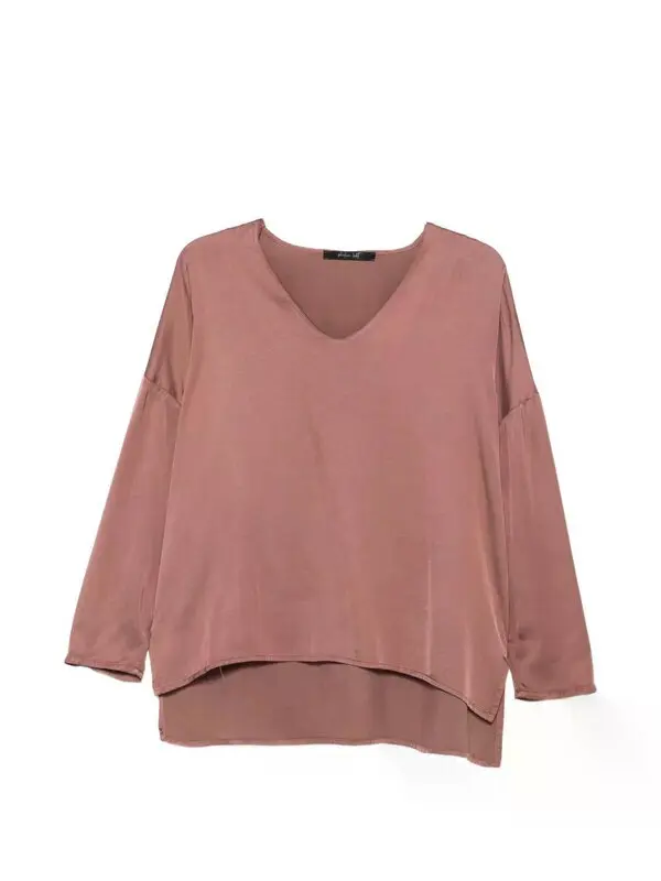 PHILIA LOFT V-neck Long-sleeve Top