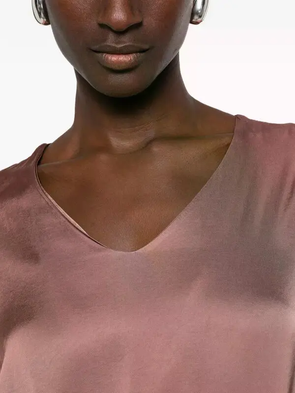 PHILIA LOFT V-neck Long-sleeve Top