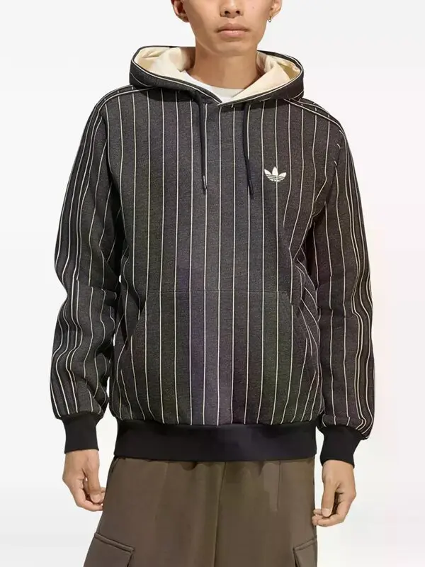 Adidas Pinstripe-pattern Hoodie