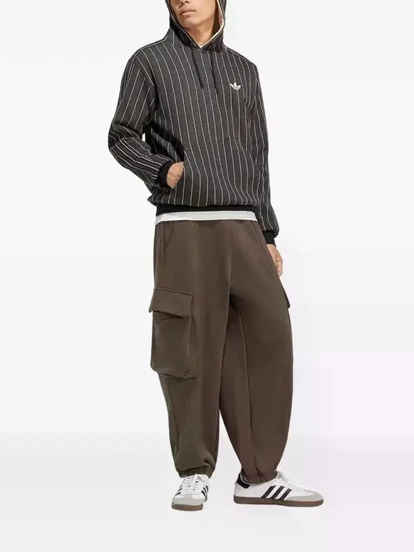 Adidas Pinstripe-pattern Hoodie