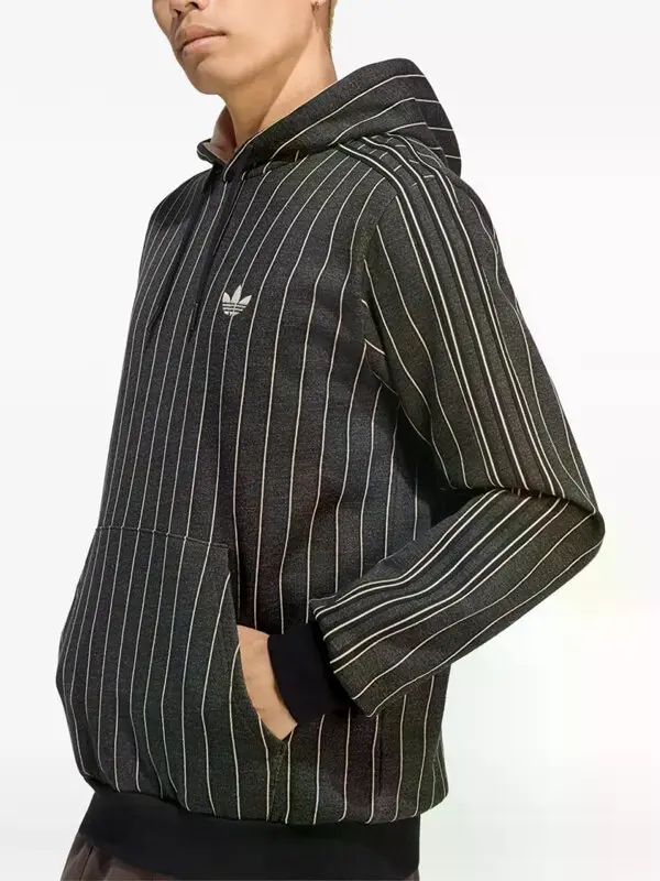 Adidas Pinstripe-pattern Hoodie
