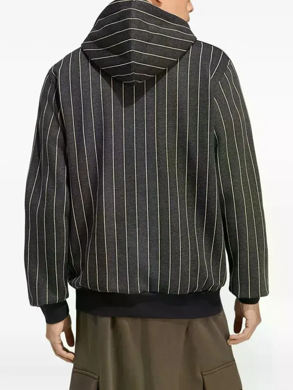 Adidas Pinstripe-pattern Hoodie