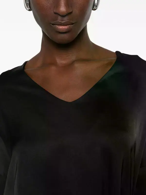 PHILIA LOFT V-neck Long-sleeve Top