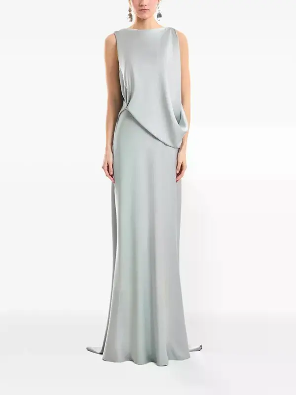 GEMY MAALOUF Bateau-neck Draped Dress
