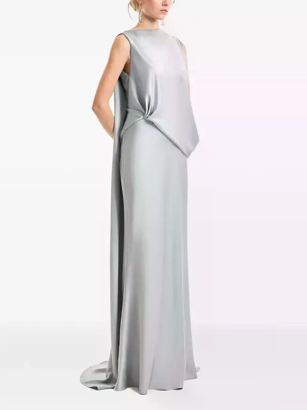 GEMY MAALOUF Bateau-neck Draped Dress