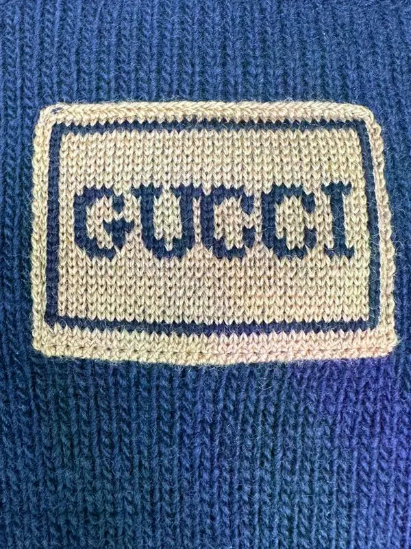 Gucci Logo-embroidered Knitted Sweater