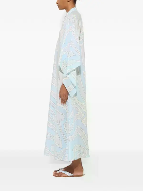 Emilio Pucci Labirinto-print Long Kaftan