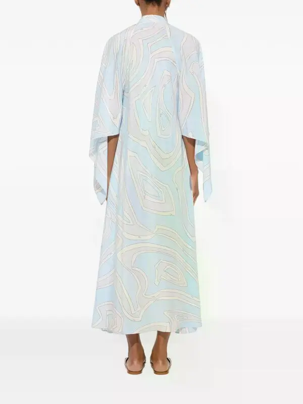 Emilio Pucci Labirinto-print Long Kaftan
